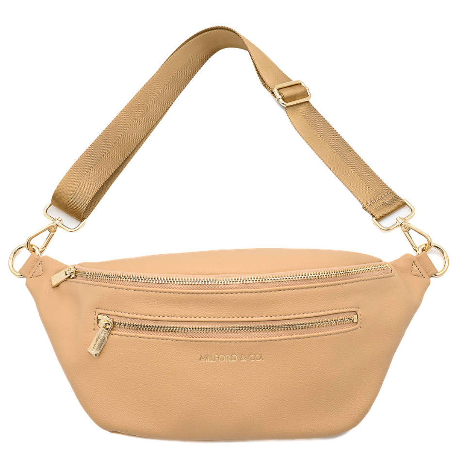 CLASSIC SLING BAG | TAN – MILFORD & CO.